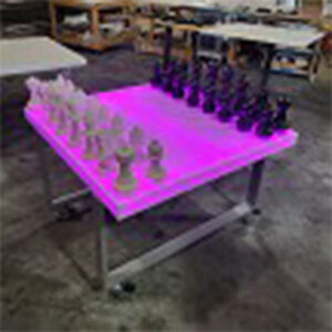 4 in 1 Game Table: Checkers, Chess, Ping Pong, Tic Tac Toe - Palmetto ...